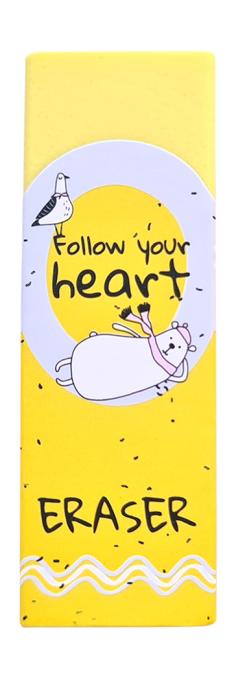 Ластик, Be Smart, прямоугольный, размер 59х20х9 мм. Коллекция "Bunny ...