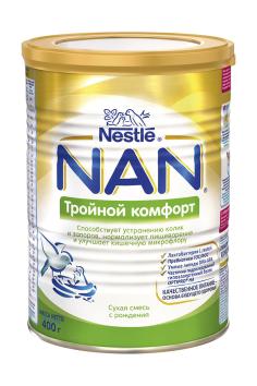 Смесь NAN® Тройной комфорт 400г: 645 ₽, артикул № 78600000 | Интернет ...