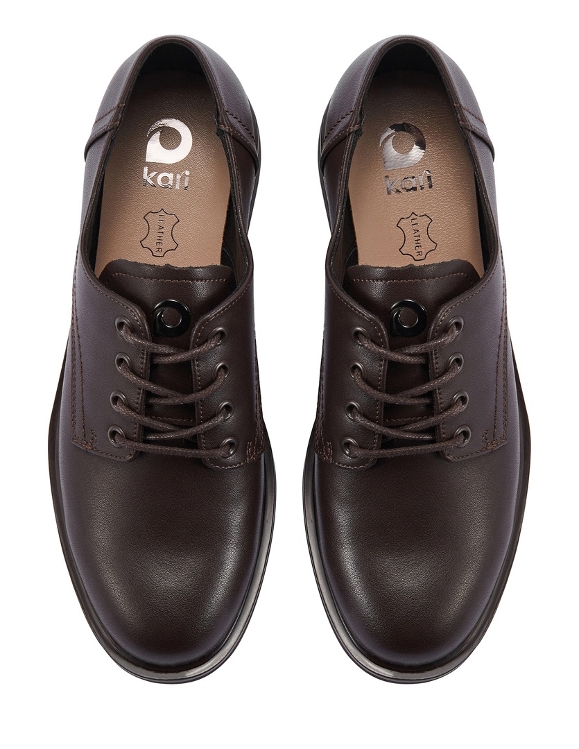 Полуботинки женские kari, цвет коричневый, цена 3999 ₽ — купить в kari в Москве | W6200406