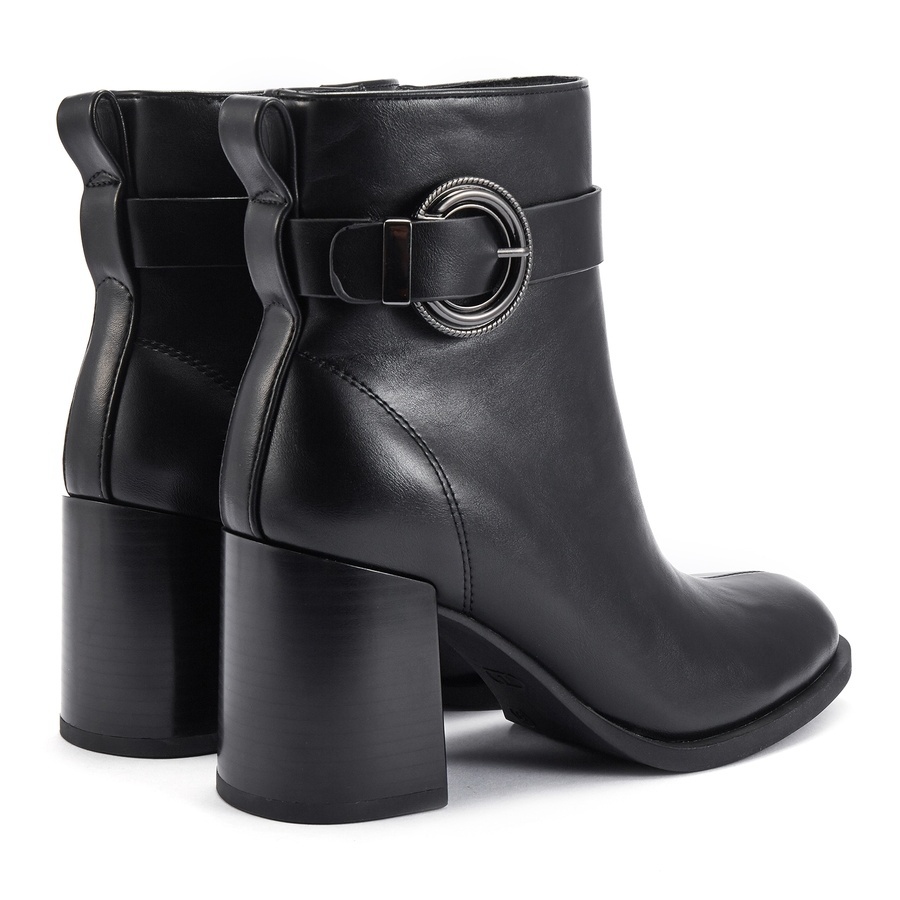 Ботильоны женские T.TACCARDI, цвет черный, цена 2699 ₽ — купить в kari в Москве | W7580251